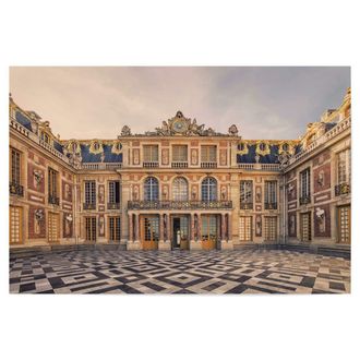 artboxONE Poster 45x30 cm Städte Versailles hochwertiger Design Kunstdruck - Bild Versailles Architektur Burg