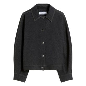 Max Mara Femme, Vestes, Bleu, Taille: 40 FR Nettare Jacket