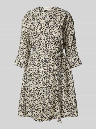 Moss Copenhagen Knielanges Kleid mit V-Ausschnitt Modell Jusia