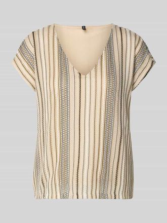 Vero Moda Regular Fit T-Shirt mit Lochstrickmuster Modell DEMI