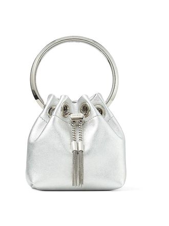 Jimmy Choo London Sac Port&eacute; &Eacute;paule - Argent
