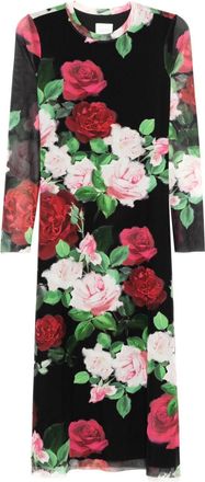 Johnny Was Lolia Mesh-Kleid - Schwarz