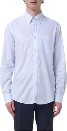 Paul & Shark Homme, Chemises, Bleu, Taille: 6XL Cotton Twill Shirt