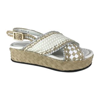 Pons Quintana Femme, Chaussures, Blanc, Taille: 38 EU Sandales Plates