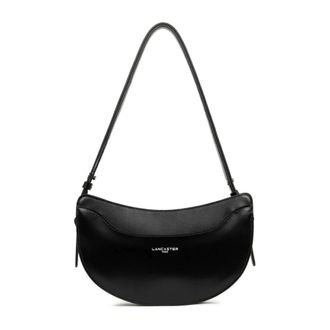 Lancaster Schicke Halbmond Rei&szlig;verschlusstasche - - Bags - Damen - Schwarzk - ONE SIZE