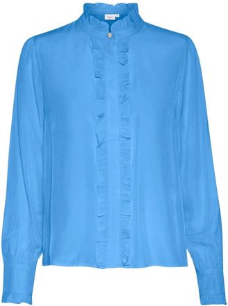 Saint Tropez FelinaSZ Shirt - - Blouses & Shirts - Damen - Blau - L