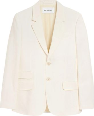 Ami veste droite simple boutonnage