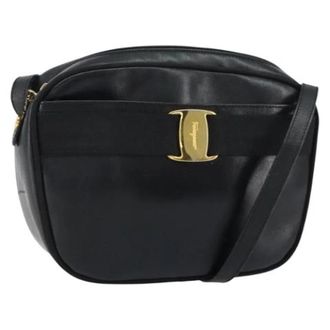 Ferragamo Pre-owned Leder Cross Body Bag - - Pre-owned - Damen - Schwarzk - ONE SIZE