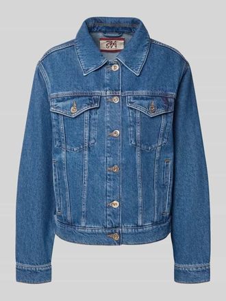 Mos Mosh Jeansjacke mit Brusttaschen Modell Saima