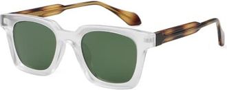 Generic Lunettes De Soleil R&eacute;tro Carr&eacute;es For Hommes Et Femmes, Id&eacute;ales For Les F&ecirc;tes En Ext&eacute;rieur Et La Photographie De Rue.(Green)