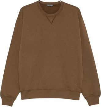 Tom Ford Homme, Sweatshirts et sweats &agrave; capuche, Brun, Taille: M SweaT-shirts
