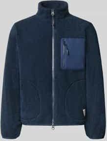 Pepe Jeans London Regular Fit Hemdjacke aus Lammfellimitat