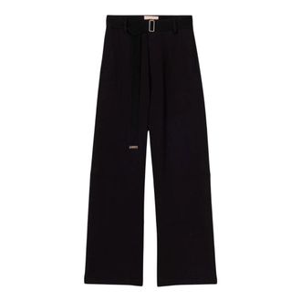 Plan C Weite Hosen - - Trousers - Damen - Schwarzk - M