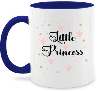 Shirtracer Tasse Tassen 325ml - Little Princess | Kleine Prinzessin | Geschenk M&auml;dchen - 325 ml - Dunkelblau