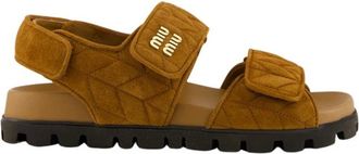 Miu Miu Damen, Schuhe, Braun, 41 EUGr&ouml;&szlig;e