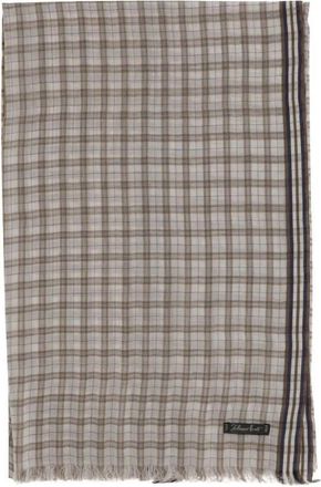 Faliero Sarti Tücher & Schals - Silk Plaid Scarf - Gr. unisize - in Braun - für Damen