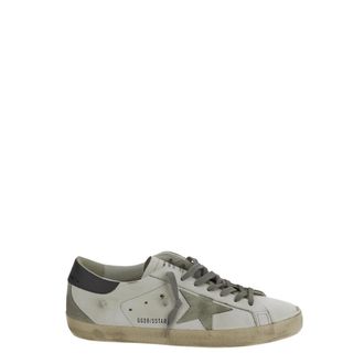 Golden Goose Homme, Chaussures, Blanc, Taille: 46 EU Baskets Super-Star en cuir
