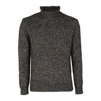 KANGRA Stilvolle Strickkollektion Rollkragenpullover - - Knitwear - Herren - Braun - 2XL
