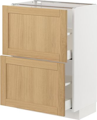 IKEA METOD / MAXIMERA Unterschrank mit 2 Schubladen