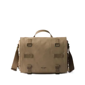 Prada Canvas Messenger Bag