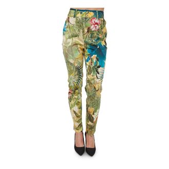Guess Gemusterte Slim-Fit Hose - - Trousers - Damen - Mehrfarbig - L