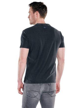 Engbers T-Shirt Herren Henley T-Shirt, Schwarz