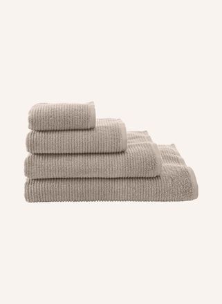 Hessnatur Hessnatur Frottier Handtuch Rippstruktur beige