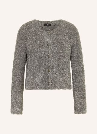 Riani Riani Strickjacke Mit Glitzergarn grau