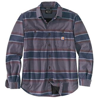 Carhartt Work in Progress Chemise en polaire pour homme Workwear - Coupe d&eacute;contract&eacute;e - Bleu - Small