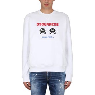 Dsquared2 Cool Fit Sweatshirt - - Sweatshirts & Hoodies - Herren - Wei&szlig; - M