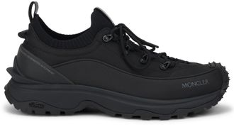 Moncler Mens Sneakers Trailgrip Lite3 Black Polyester Trainers