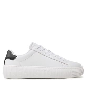 Tommy Jeans Sneakers Tommy Jeans Leather Outsole EM0EM01159 Wei&szlig;