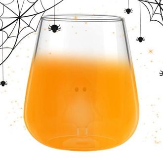 Generic Tasses &agrave; caf&eacute; en verre - Verres &agrave; cocktail dHalloween, tasse &agrave; jus, tasse de cuisine, verrerie pour les r&eacute;unions dautomne, d&eacute;coration de vacances, d&eacute;g