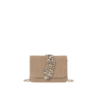 Alma En Pena Schlangenklappen-Schultertasche - - Bags - Damen - Beige - ONE SIZE