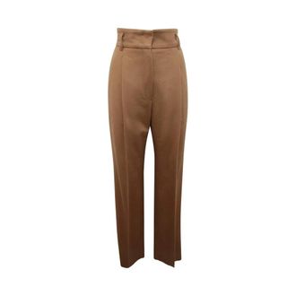 Max Mara Studio Wollhose Zac Modell - - Trousers - Damen - Beige - XS