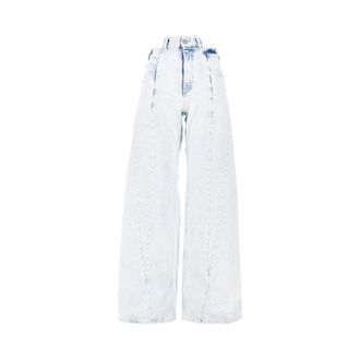 Maison Margiela Cut-out waist Wide Fit jeans Woman 24