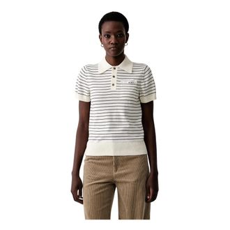 A.P.C. Polo Aline - - Knitwear - Damen - Mehrfarbig - XS