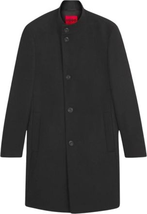 HUGO BOSS Homme, Manteaux, Noir, Taille: 2XL Manteau droit