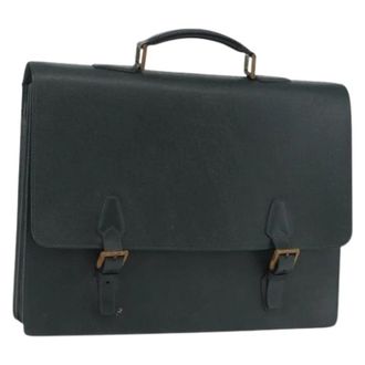 Louis Vuitton Pre-owned Taiga Business Bag - - Pre-owned - Herren - Gr&uuml;n - ONE SIZE