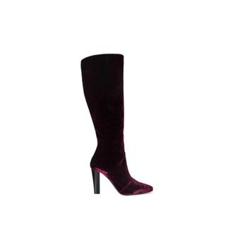 Saint Laurent Lily High Boots - - Shoes - Damen - Rot - 36 EU