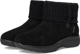 Skechers Femme Easy Going-Cozy Lovin Hands Free Slip-ins Bottine, Noir/Noir, 38.5 EU