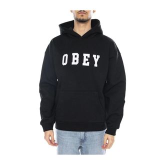 Obey Herren, Sweatshirts & Hoodies, Schwarzk, SGr&ouml;&szlig;e