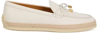 Tod's Womens Loafer White Calfskin Loafers