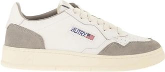 Autry Low-Top Sneaker - Medalist Low - Leather And Suede Sneakers - Gr. 40 (EU) - in Gelb - f&uuml;r Damen