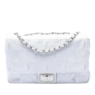 Chanel Pre-owned Patchwork Lambskin Shoulder Bag - - Pre-owned - Damen - Wei&szlig; - ONE SIZE