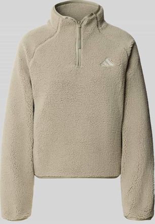 adidas Regular Fit Fleecejacke mit Stehkragen