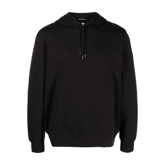 C.P. Company Leichter Kapuzenpullover mit Logo-Badge - - Sweatshirts & Hoodies - Herren - Schwarzk - 2XL