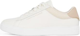 Tommy Hilfiger Baskets Femme Essential Basses, Beige (Sugarcane), 41