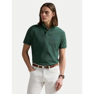 Polo Ralph Lauren Poloshirt 710536856458 Gr&uuml;n Slim Fit
