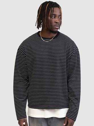 Redefined Rebel RRNicolas Sweat Oversized Fit Longsleeve black